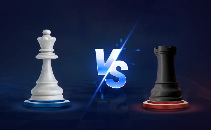 Queen vs Rook endgame